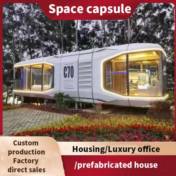 Space Aluminum Tourist Homestay Space Capsule House Mobile Apple Barn Hotel Camping Smart Office View