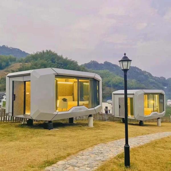 Space Aluminum Tourist Homestay Space Capsule House Mobile Apple Barn Hotel Camping Smart Office View