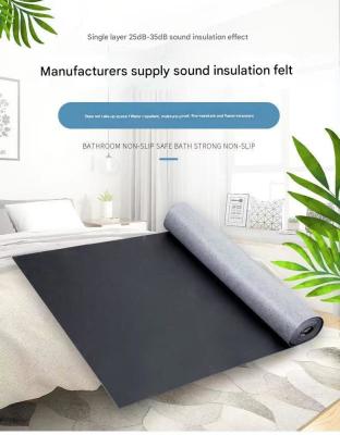 China Eco-Friendly Blanket Ceiling Wall Floor Sound Insulation Materials For KTV Soundproofing for sale