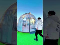 Tenda de luxo de bolhas Glamping Pod Party Tenda de dom Clear PC Resort House para venda