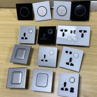 China UK&Universal Standard Wall Socket and Electrical Switch Interruptor Light Switch for sale
