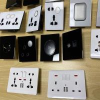 China UK&Universal Standard Wall Socket and Electrical Switch Interruptor Light Switch for sale
