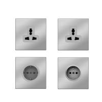 China EU US Wall Light Switch USB Type C Electrical Outlets And Covers for sale