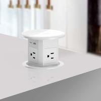 China IP44 Tabletop Power Socket Fast Charging UK US Wireless  Wall Socket for sale