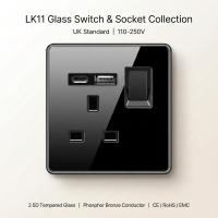 China LED Indicator  UK Switch Socket  USB British Sockets And Switches for sale