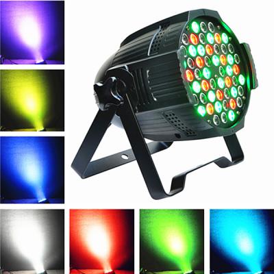 China Led multi color 54*3w rgb effect cheap price led par can stage light with baffle board for sale