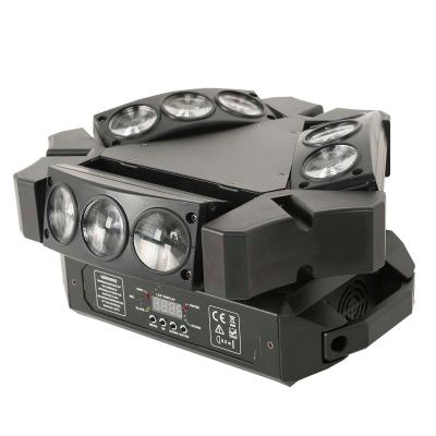 China light for home party 9*12W led triangle spider wash zoom moving head light with factory price for sale