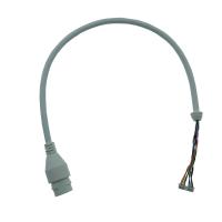 China IP Camera Extension Cable With Connector RJ45 Base Flat Needle Snap Case ABS Back Plug 005 for sale