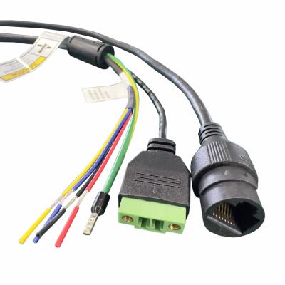 Cina Cavo di uscita impermeabile RJ45F Cavo per telecamere Cctv Ip in vendita