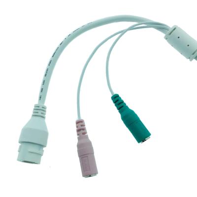 Cina Assemblaggio di cavi impermeabili da Rj45c 8p8c a Mx1.25-10 Pin per il monitoraggio del traffico 016 in vendita