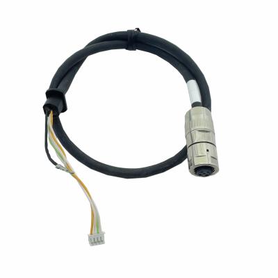 中国 メタルプラスチック電源ケーブル組水性円形M12コネクタワイヤーハーネス 040 販売のため
