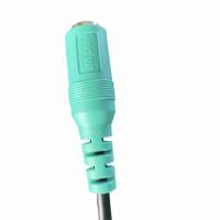 China Black 3.5mm RCA Audio Video Cable Customizable Length With PVC Jacket for sale