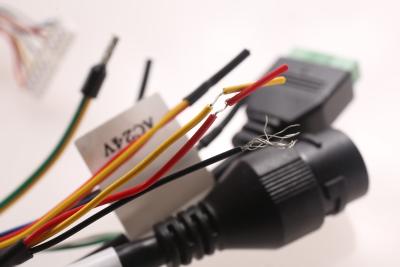 China Aanpasbare IP-camera kabel met lengte 135mm / RJ45F/3.81PITCH 2PIN connector type 008 Te koop