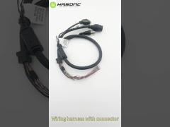 Customize Output Cable Waterproof Complete Wire Electronic Wire Harness RJ45F 031