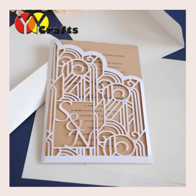 Cina il debutto della vendita all'ingrosso di fabbricazione della carta dell'invito di nozze personalizza le progettazioni di carta quilling variopinte diy delle carte dell'invito in vendita