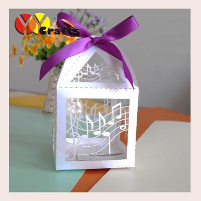 China Luxury good quality small paper wedding sugar box and candy packaging box for sale
