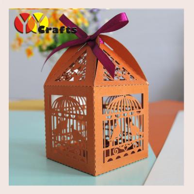 China Birdcage wedding gift boxes invitation box supplier in China for sale
