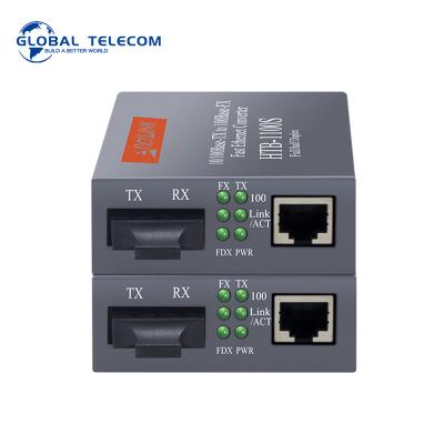 Cina Base dello Sc 10/100 di singolo modo 25km del convertitore di media millimetro/di MP HTB 1100S in vendita