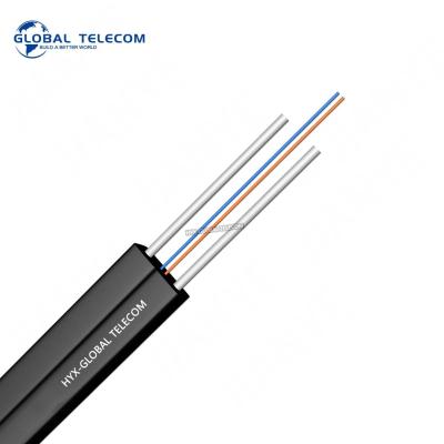 China Cabo de fibra ótica da gota do PE LSZH FTTH, autossuficiente cabo pendente de 4 núcleos à venda