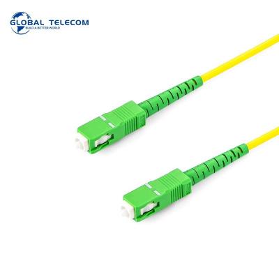 中国 3M 5M SC APC繊維のパッチ・コードG652D G657A1 LSZHのジャケット2.0mm 3.0mm 販売のため
