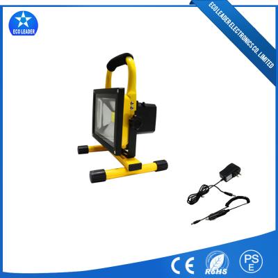 China Portable Die-casting Aluminum 20W Rechargeable LED Flood Light With COB Epistar for sale