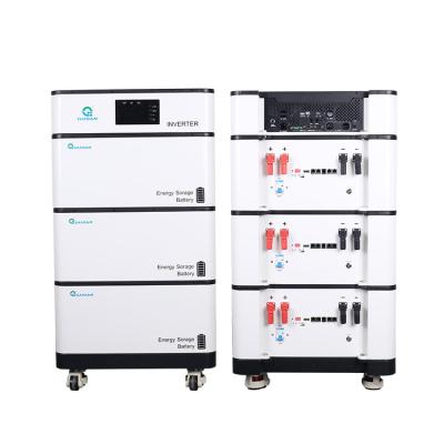 China Stackable Lithium Battery Home Inverter Solar Power Storage And Converting for sale
