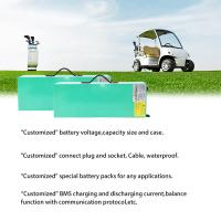 China 60V 25Ah Rechargeable Lithium Golf Cart Battery LiFePO4 Durable for sale