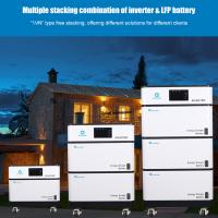 China 48V 10KW 200Ah Stackable Lithium Battery Home Inverter Hybrid Solar System for sale