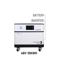 China 48V 10KW 200Ah Stackable Lithium Battery Home Inverter Hybrid Solar System for sale