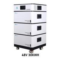 China 51.2V 30KWh Stackable LiFePO4 Home Energy Storage Battery with Inverter for sale