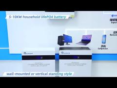 5.12KWH 100Ah Solar Energy Battery Power Practical GradE A Wall Mounted