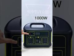 UPS LifePO4 Portable Power Station Battery 1000W For Emergency Back Up