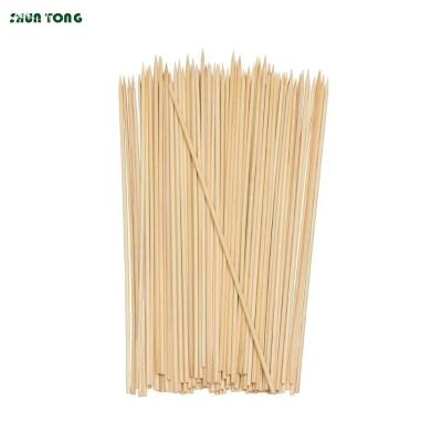 China OEM 12 Inch Bamboo Skewer Sticks 300mm For Roasting Kebabs Catering for sale