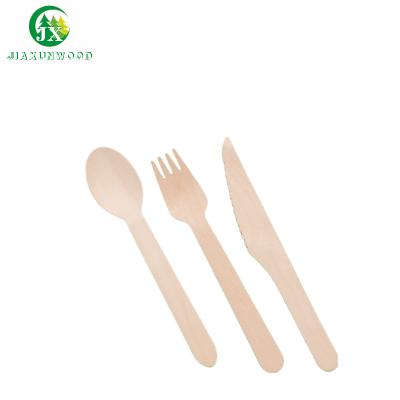 China Eco-Friendly Disposable Wooden Cutlery Sets for Sustainable Dining Solutions for sale