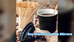 Eco Friendly 140mm Wooden Coffee Stirrers