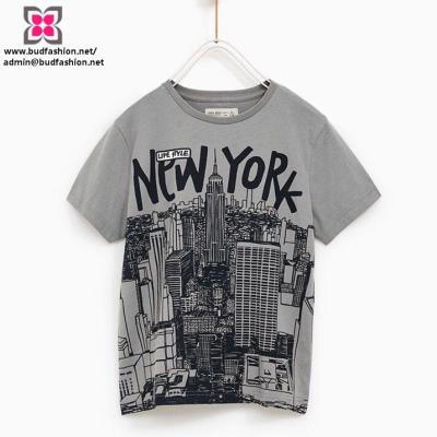 China Wholesale Custom Kid Boy Cotton Jersey Short Sleeve T-shirt for sale