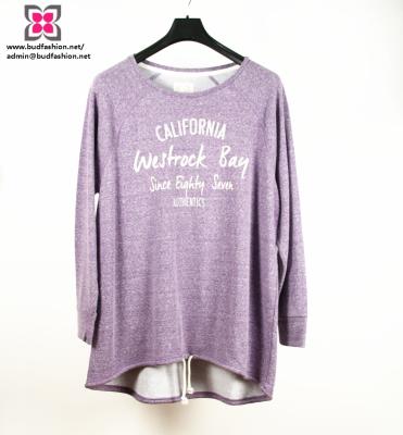 China Wholesale Custom Women French Terry Polyester Cotton Plus Size Pullover for sale
