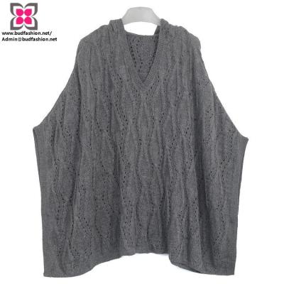 China Wholesale Custom Women Fashion Batwing Oversized Sweater for sale