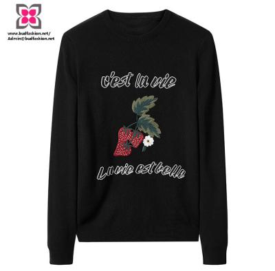 China Wholesale Custom Men Long Sleeve Embroider Fashion Sweater for sale