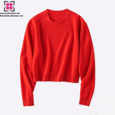China Wholesale Custom Women Wool Long Sleeve Soft Sweater/Knitwear for sale