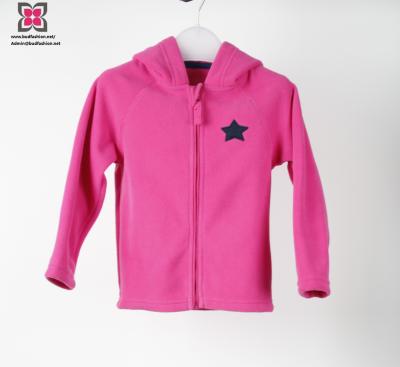 China Wholesale Cudtom Infant Baby Fleece Long Sleeve Hooded Jacket for sale
