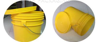 China UN-categorie 5 liter plastic emmers en emmers voor olie smeermiddelen Te koop