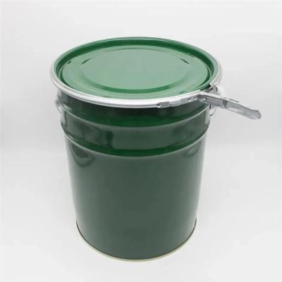China UN-categorie 5 gallon stalen verf emmer met hefboom slot ring deksels Te koop