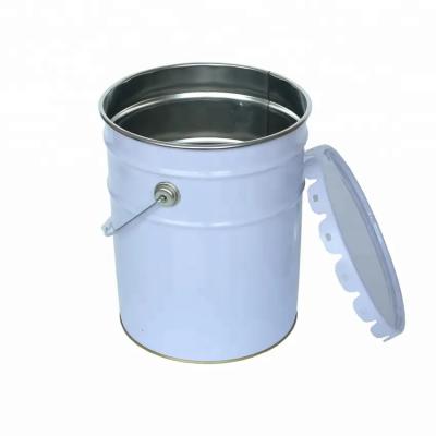 China 15 Liter Round Metal Iron Galvanized Bucket For Grease Storage With UN Approved for sale