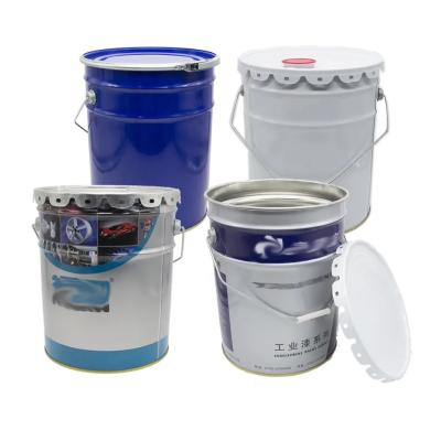 China Hygiënische metaalvet emmer Blokplaat 1 Gallon tot 6 Gallon Te koop