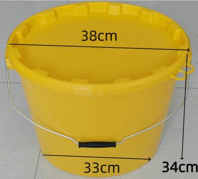 China Balde de plástico oval de 20 L para armazenar pintura com certificado ISO à venda