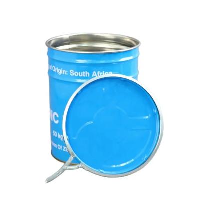China Customizable 20L Tinplate Ink Pails With Metal Handle and Rubber Gasket Te koop