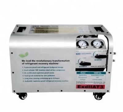 1HP冷却剤ガス回収充電機 R32 R290 防爆復元装置 ATEX復元ポンプ