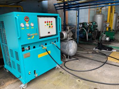 China ATEX Certificated R32 ISO TANK  Explosion Proof Refrigerant Gas Recovery Unit for sale