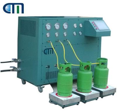 China Three Stations R22 / R134a Refrigerant Charging Filling Machine For ISO Tank for sale